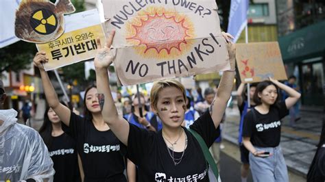 Rally In Seoul Against Japanese Plans To Release Nuclear Wastewater