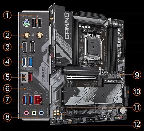 B650m Gaming X Ax Rev 101112 特色重點 主機板 Gigabyte 技嘉科技