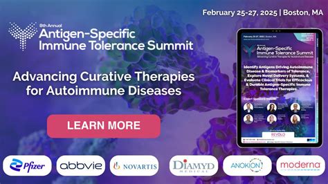 8th Antigen Specific Immune Tolerance Drug Development Summit