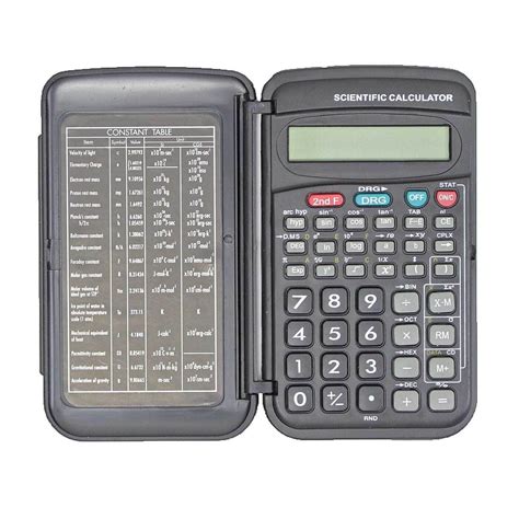 Scientific 10 Digit Display Calculator With Cover Case Gcse Maths