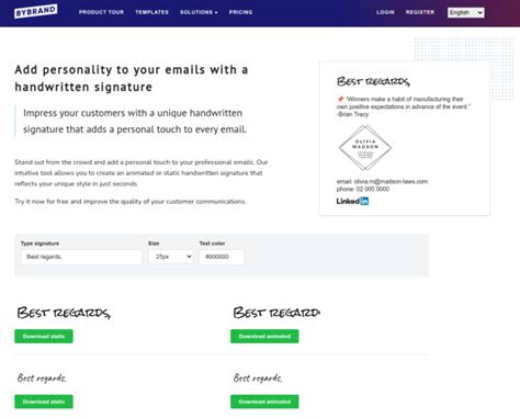 bybrand launches free handwritten signature generator for email