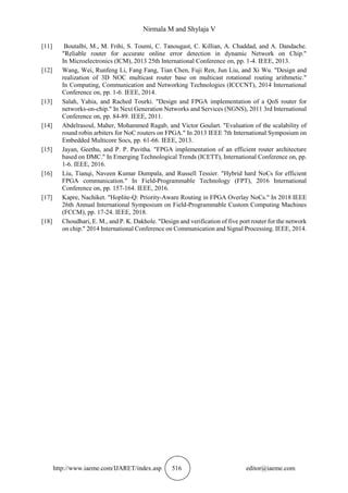 FPGA IMPLEMENTATION OF PRIORITYARBITER BASED ROUTER DESIGN FOR NOC