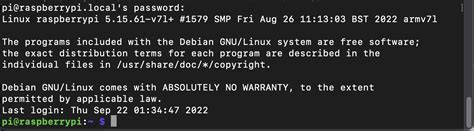 Installing Raspberry Pi OS SSH Terminal Three Dimensions