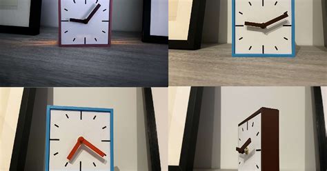 Modern Modular Rectangular Clock By Cobalt Download Free Stl Model