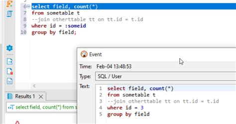Sql Execution With Inline Double Dash Comment · Issue 15282 · Dbeaver