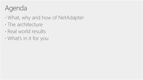 Ndis Vnext Netadapter Ppt Download