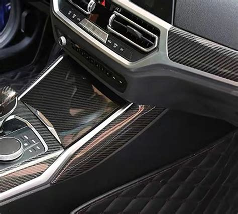 Carbon Fiber Center Console Side Trim Bmw G80 G81 G82 G83 G87 G20 G2