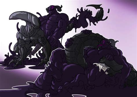 Rule 34 Alien Alien Franchise Anthro Big Muscles Big Penis Bodily