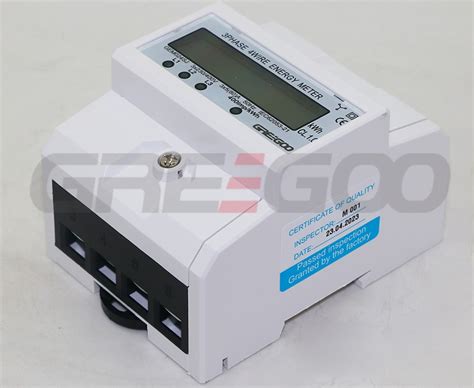 China 3 Phase 4 Wire Modular Din Rail Kwh Energy Meters Factory And Manufacturer 3 Phase 4 Wire