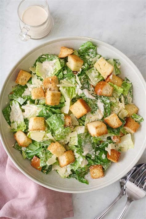 Classic Caesar Salad In 2025 Caesar Salad Recipe Classic Caesar