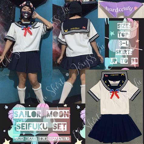 Sailormoon Seifuku Japanese Uniform Sailor Set Women S Fashion