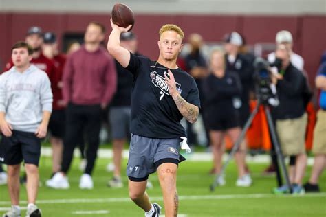 How Quarterback Spencer Rattler Shined At South Carolinas Pro Day