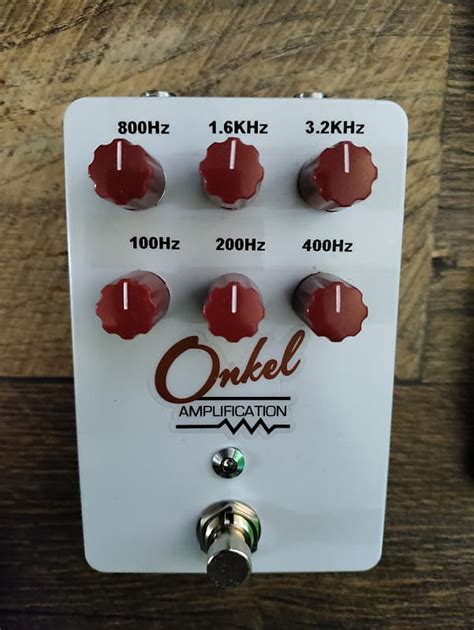 Onkel Amplification 6 Band Active EQ Pedal 2021 White Reverb