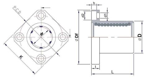 LMEK10UU 10mm Lineer Rulman Rulman Motorobit Motorobit