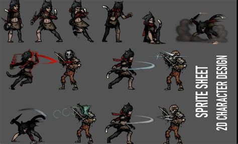 Create Sprite Sheet Pixel Art Animation Game Assset For D Character Design By Questhaay Fiverr
