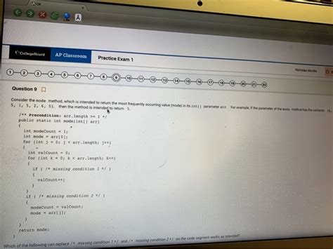 Solved College Board Ap Classroom Practice Exam 1 Question 8