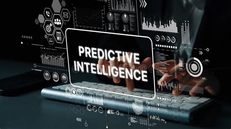Innovative Predictive Intelligence Concept With Digital Interface And