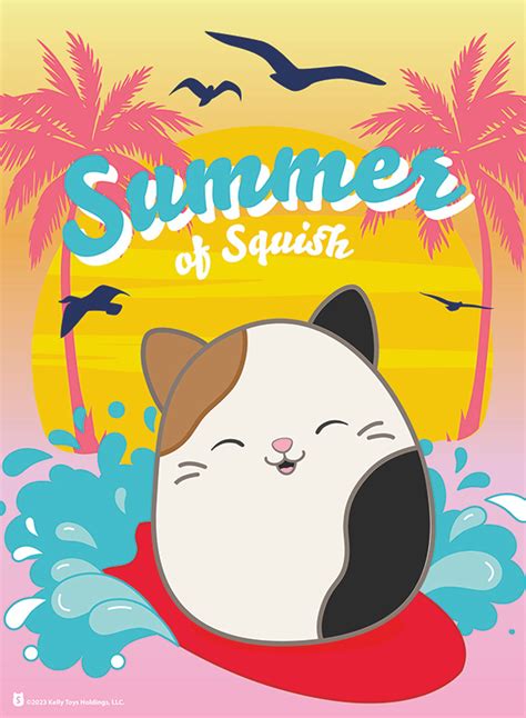 Squishmallow Summer 100 Piece Puzzle