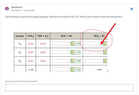 solved question 6 homework unanswered use the tabular