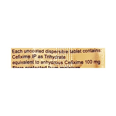 Ritecef O 100 Dispersible Tablet 10 S Price Uses Side Effects Netmeds