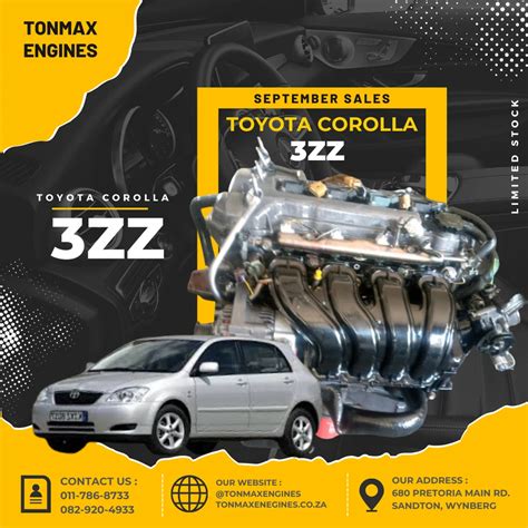 Toyota Corolla Runx 3zz Engines For Sale Wynberg Gumtree South Africa