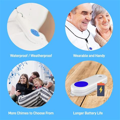 Sadotech Elderly Monitoring Pager Waterproof Wireless Caregiver