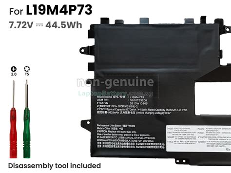 Battery For Lenovo Thinkpad X1 Titanium Gen 1 20qa008pspreplacement