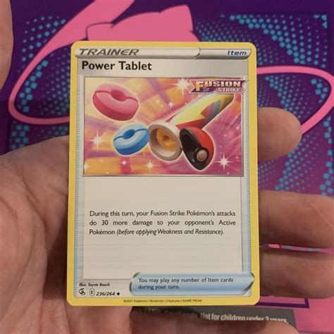 Verified Power Tablets Fusion Strike Pokemon Cards Whatnot