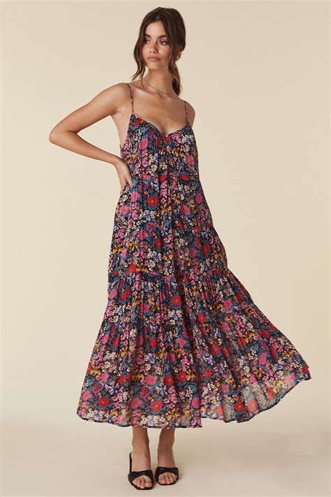 Spell And The Gypsy Collective Last Drinks Strappy Maxi Dress Garmentory