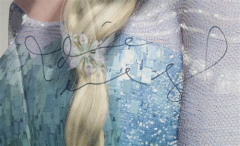 Idina Menzel Signed Frozen Elsa Life Size Cardboard Cut Out Standee