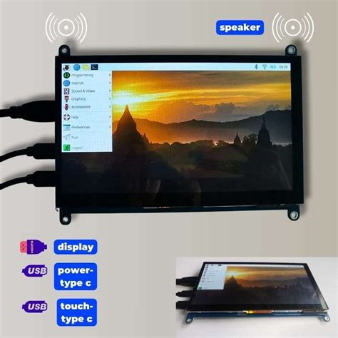 7 Inch Raspberry Pi Screen And Display With Touch 1024x600