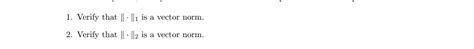 Solved Verify That 1 ﻿is A Vector Normverify That