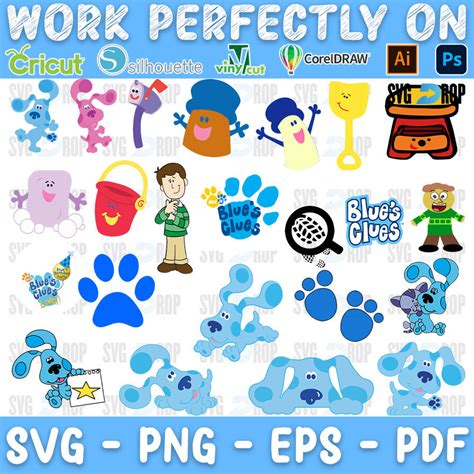 Blues Clues Bundle Svg By Svgdrop On Deviantart