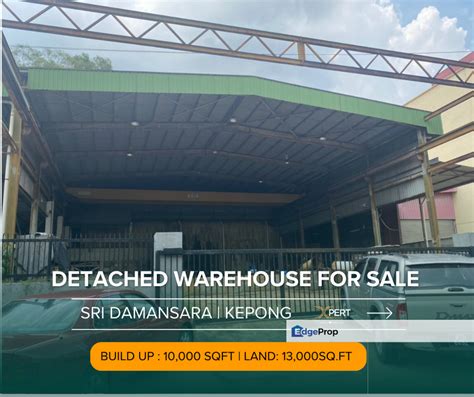 Freehold Detached Factory Bandar Sri Damansara Kepong Taman Ehsan
