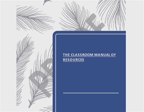 Classroom Manual Of Resources Admin For You