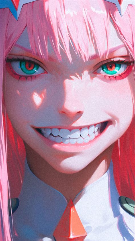 Zero Two Close Up Wallpaper By Hikariyy On Deviantart