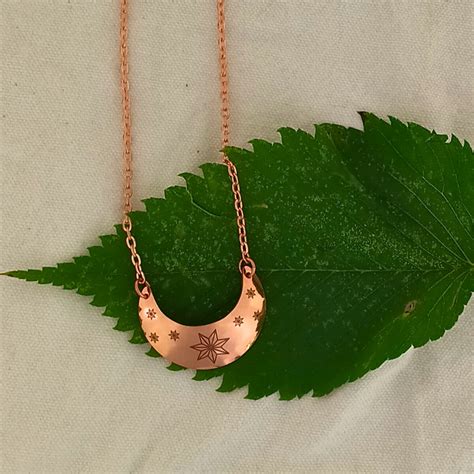 Mini Gorget Necklace With Cherokee Star Cherokee Copper