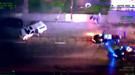 Driver Passenger Arrested After Chase Leads Chp From Contra Costa