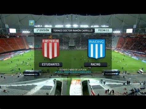 Fútbol en vivo Estudiantes Racing Fecha Torneo Primera División FPT YouTube