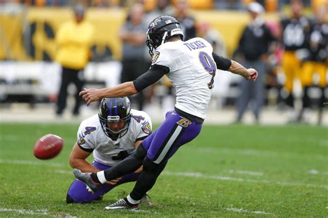 Nfl Playoffs 2021 Ravens Kicker Justin Tucker Hits Upright Twice On