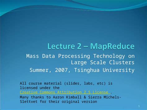 Ppt Mass Data Processing Technology On Large Scale Clusters Summer