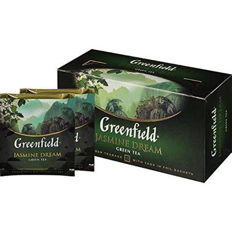Greenfield Jasmine Dream Green Tea Classic Collection Finely Selected ...
