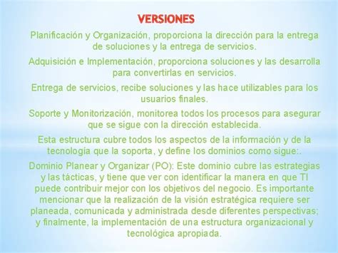 Cobit Historia Cobit Las Siglas Cobit Significan Objetivos