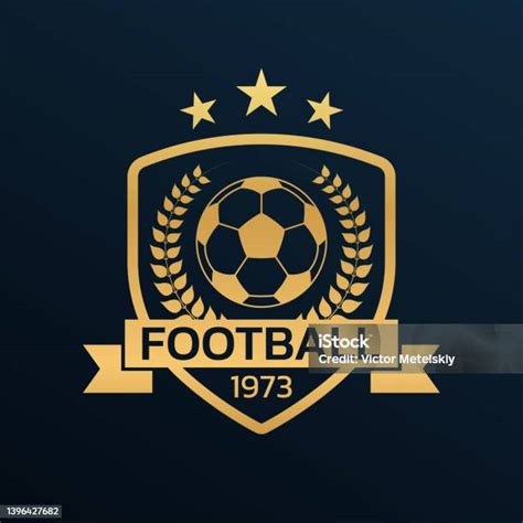 Logo Du Football Emblème Du Club Ou De Léquipe De Football Insigne