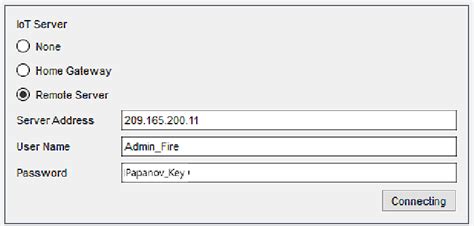 Configuring The Connection Of Smart Things To The Iot Server