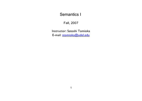 Homework On Relative Clauses Semantics I Ling 691 Docsity