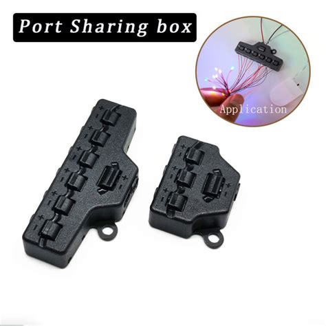 1pc 2pcs 3 6 Ports Distribution Port Sharing Box Railway Train Layout