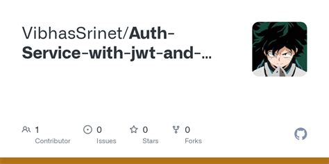 Github Vibhassrinetauth Service With Jwt And Spring Security