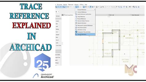 Use Trace Reference In Archicad Youtube