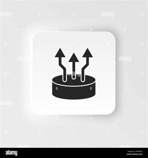 Growth Biology Bioengineering Neumorphic Style Vector Icon